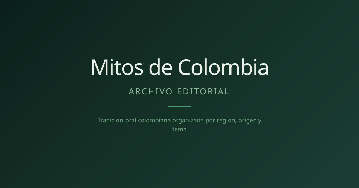 Mitos Muiscas: Cultura y Leyendas Andinas | Mitos de Colombia